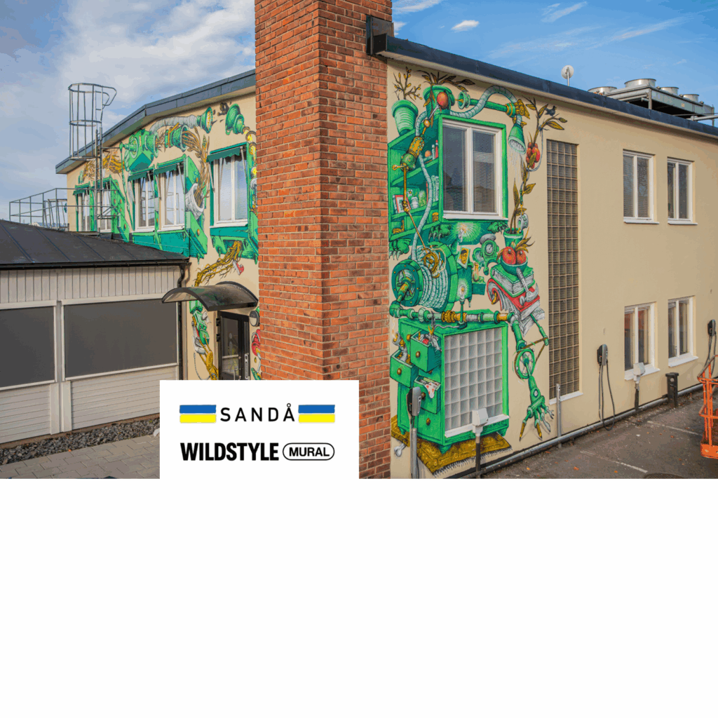 Wildstyle Mural x Sandå Sverige 🤝 - Sandå